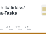 Github Nikhilkalidass Java Tasks