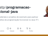 Github Dimatp Programacao Funcional Java тшхя п ыёясйёяп танёят Materiais E Projetos