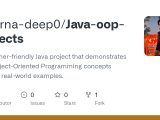 Java Oop Projects Readme Md At Master Swarna Deep0 Java Oop Projects