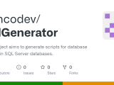 Github Ironcodev Sqlgenerator This Project Aims To Generate Scripts