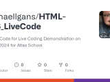 Github Michaellgans Html Css Livecode Source Code For Live Coding