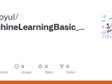 Github Mysoyul Machinelearningbasic Python