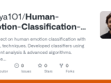 Github Aditya1o1 Human Emotion Classification Using Machine Learning