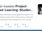 Github Kunal Kawate Project Based Learning Student Attendance