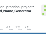Github Python Practice Project Band Name Generator