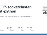 Github Sacoo7 Socketcluster Client Python Python Client For Socket