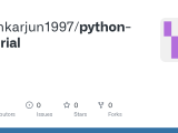 Github Shankarjun1997 Python Tutorial