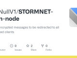 Github Notnullv1 Stormnet Open Node Allows Encrypted Messages To Be