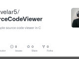 Github Maavelar5 Sourcecodeviewer Very Simple Source Code Viewer In C
