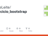 Github Codeleite Exercicio Bootstrap