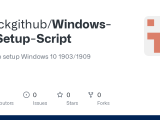 Github Attackgithub Windows 10 Setup Script Script To Setup Windows