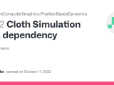 Cloth Simulation As A Dependency Issue 142