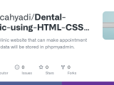 Github Jodycahyadi Dental Clinic Using Html Css Java Script Php Mysql