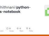 Github Harshithnani Python Class Notebook