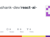 Github Sshashank Dev React Ai Tool