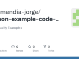 Github Agarmendia Jorge Python Example Code Quality Code Quality