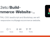 Github Tech2etc Build Ecommerce Website With Html Css Javascript