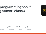 Github Webprogramminghack Assignment Class3