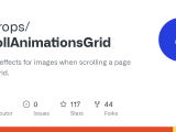 Github Codrops Scrollanimationsgrid Various Effects For Images When