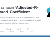 Github Hamzanasirr Adjusted R Squared Coefficient Code In Python