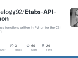 Github Danielogg92 Etabs Api Python Easy To Use Functions Written In