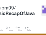 Github Anuprg09 Basicrecapofjava