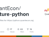 Github Quantecon Lecture Python Source Files For Https Python