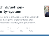 Github Dakohhh Python Security System A Security System Built With