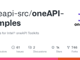 Github Oneapi Src Oneapi Samples Samples For Intel Oneapi Toolkits