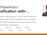 Github Mukhtyarkhan Classification With Python Classification With
