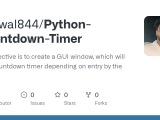 Github Prajwal844 Python Countdown Timer Our Objective Is To Create