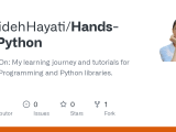 Github Sepidehhayati Python Tutorial Hands On My Learning Journey