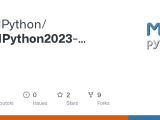 Github Mimpython Mimpython2023 Assignment