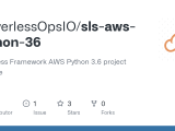 Github Serverlessopsio Sls Aws Python 36 Serverless Framework Aws