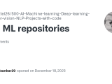 Ml Repositories Issue 45 Ashishpatel26 500 Ai Machine Learning