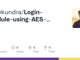 Github Iamvkundra Login Module Using Aes Encryption Algorithm
