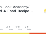 Github Deep Look Academy Build A Food Recipe App Using Html Css