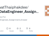 Github Apiwatthaiphakdee Td Dataengineer Assignment Answer