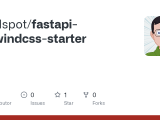Github Mudspot Fastapi Tailwindcss Starter