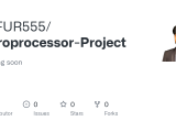 Github Saifur555 Microprocessor Project Comming Soon