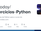 Github Fpgodoy Exercicios Python Exercícios De Python Para O Curso