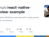 Github Caphun React Native Webview Example React Native Webview