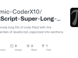 Github Cosmic Coderx10 Javascript Super Long Code An Extremely Long