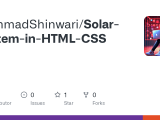 Github Hammadshinwari Solar System In Html Css