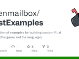 Github Openmailbox Rustexamples A Collection Of Examples For