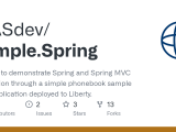Github Wasdev Sample Spring Sample To Demonstrate Spring And Spring