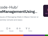 Github Netcode Hub Statemanagementusingcascadingvalue 5 Techniques
