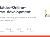 Github Saadatdev Online Course Development Website Using Bootstrap