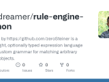 Github Ecedreamer Rule Engine Python Created By Https Github