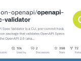 Github Python Openapi Openapi Spec Validator Openapi Spec Validator